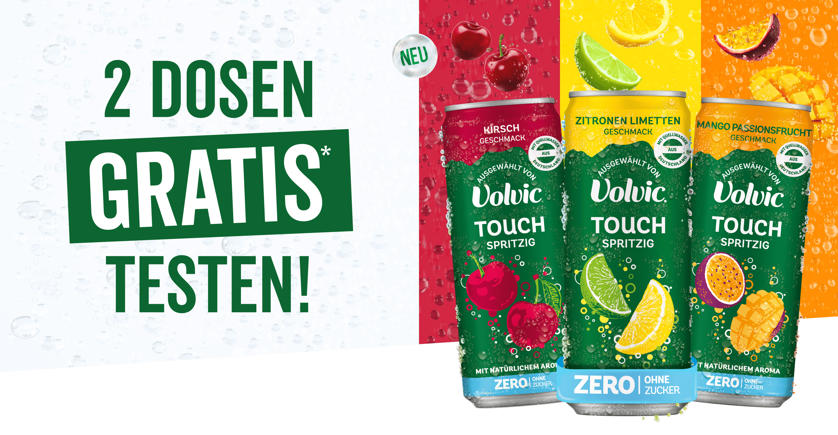 Volvic Touch Gratis Testen